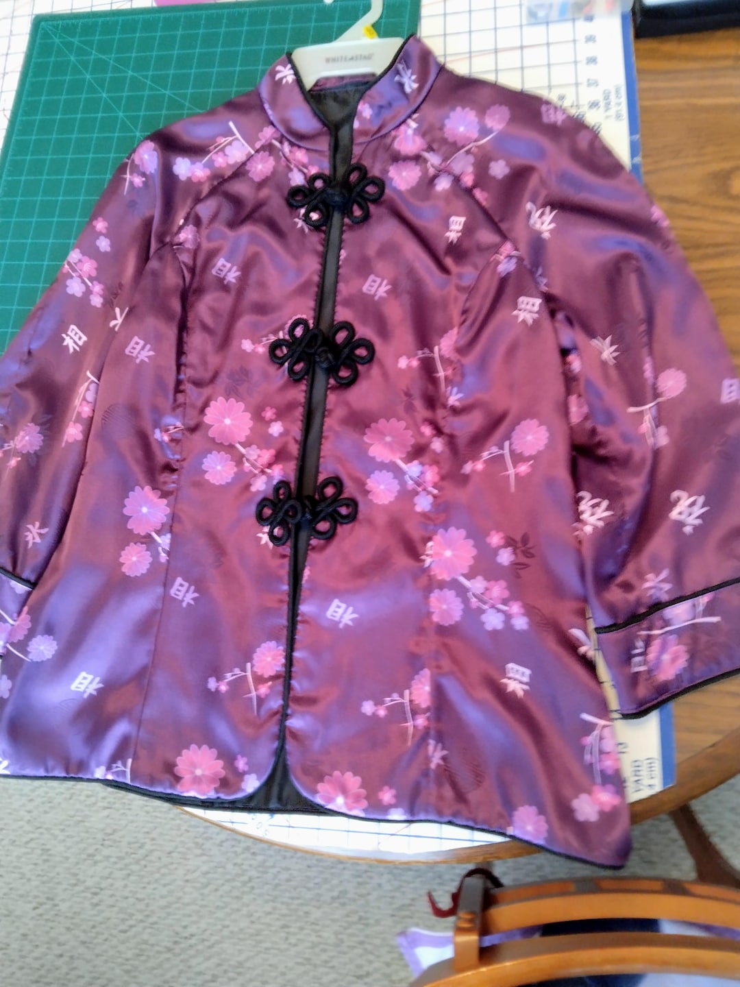 Oriental Style Jacket Fully Lined With 3 Large Frog Closures - Etsy