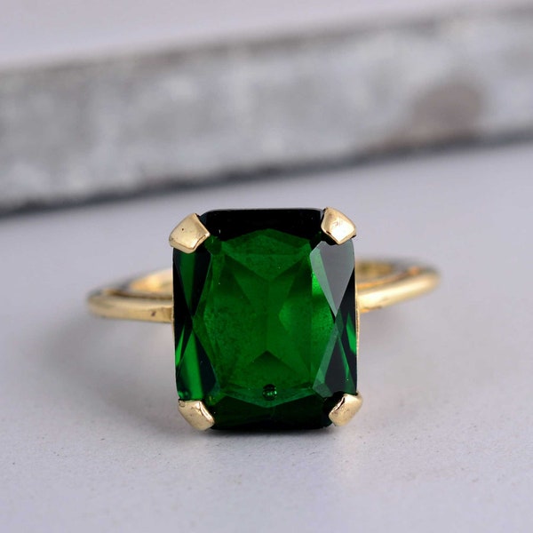 Rectangle Emerald - Etsy