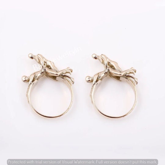 Nude Couple Missionary Position Ring Handmade Ring Couple - Etsy UK