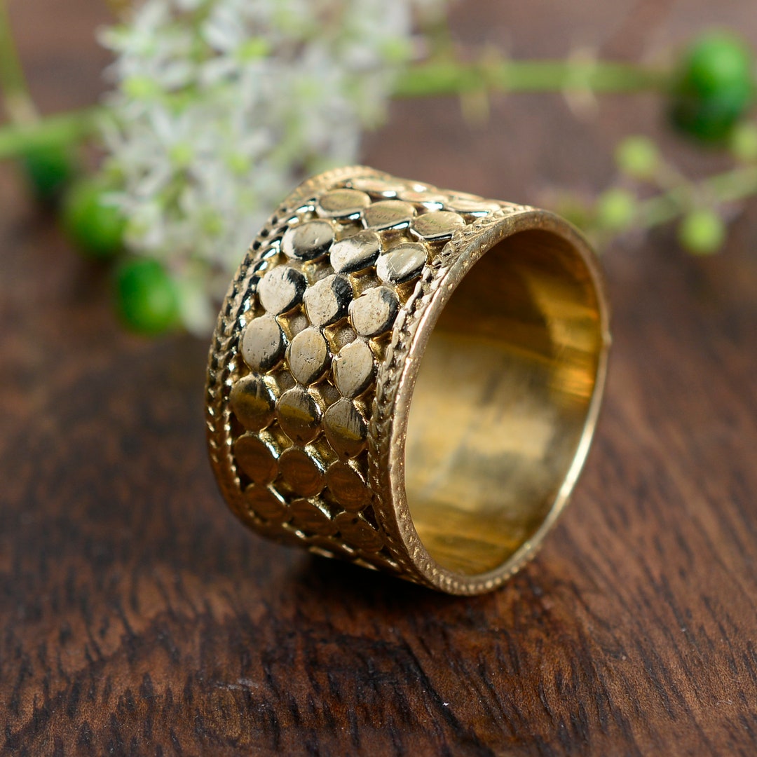 Gold Dot Ring Hammered Dot Ring Gold Filled Dot Ring Silver - Etsy