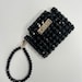 Black Women Bead Wallet kawai Clutch Bead Cardholder Women - Etsy