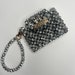 Black Women Bead Wallet kawai Clutch Bead Cardholder Women - Etsy