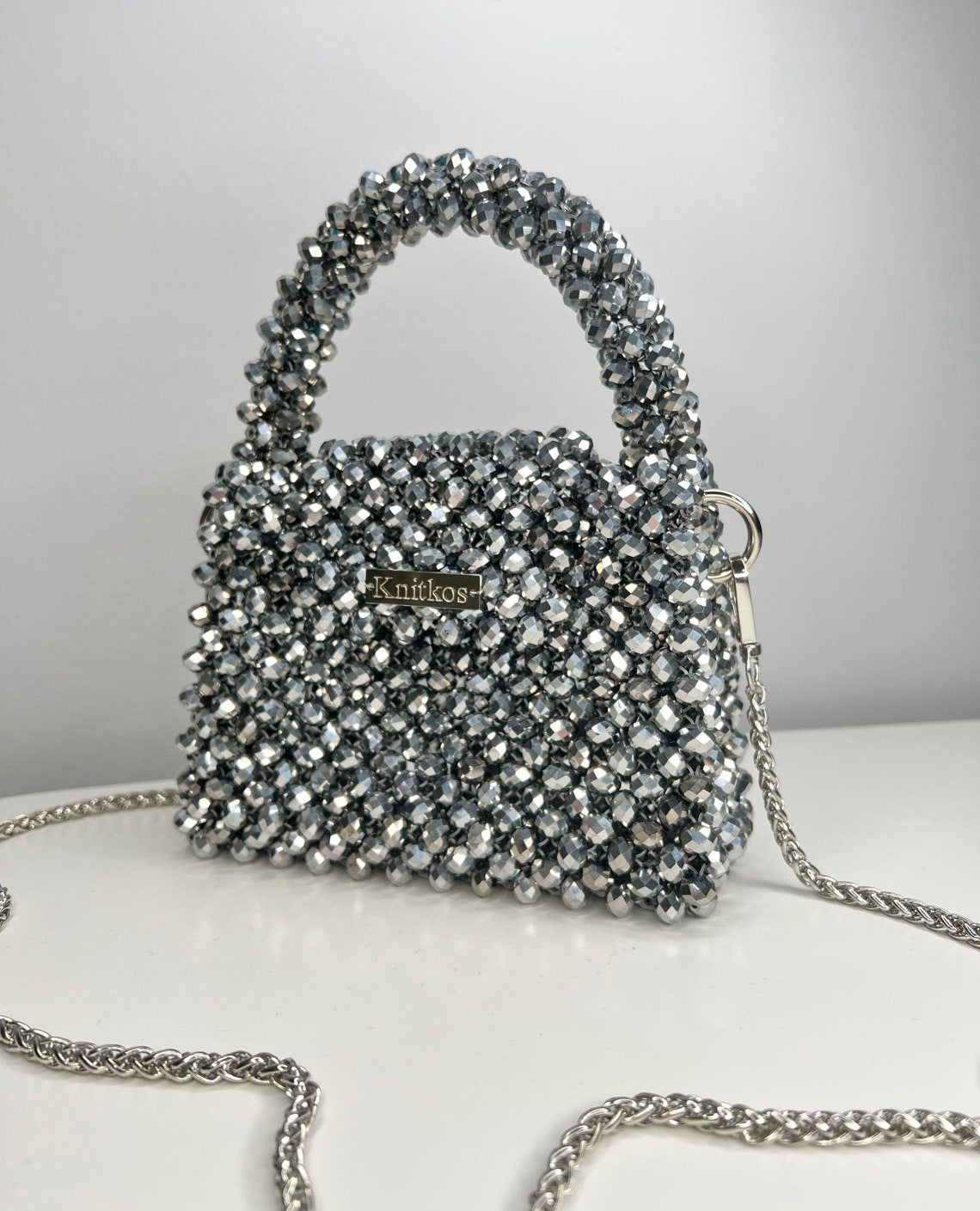 Crystal Bead Bag, Bead LUXURY Bag, Women Bead Bag, Bead Bag, Bag Bead ...