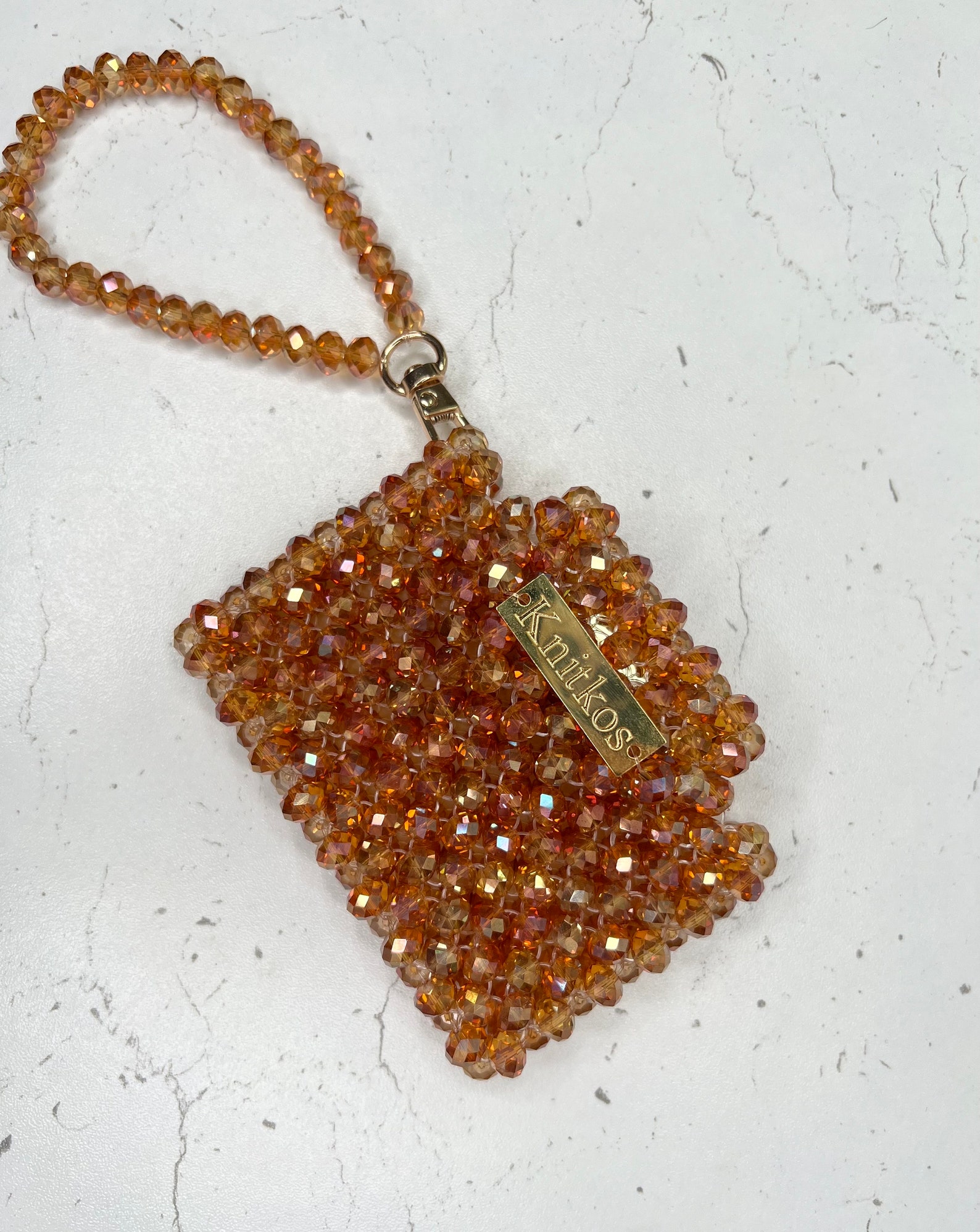 Gold Beaded Small Womens Wallet Crystal Mini Cute Purse - Etsy