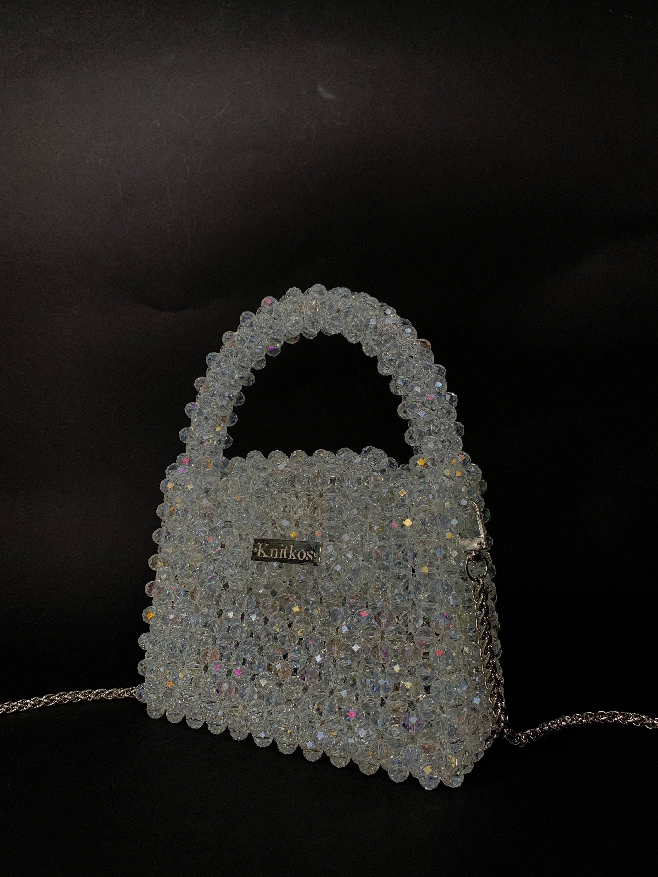 Crystal Bead Bag, Bead LUXURY Bag, Women Bead Bag, Bead Bag, Bag Bead ...