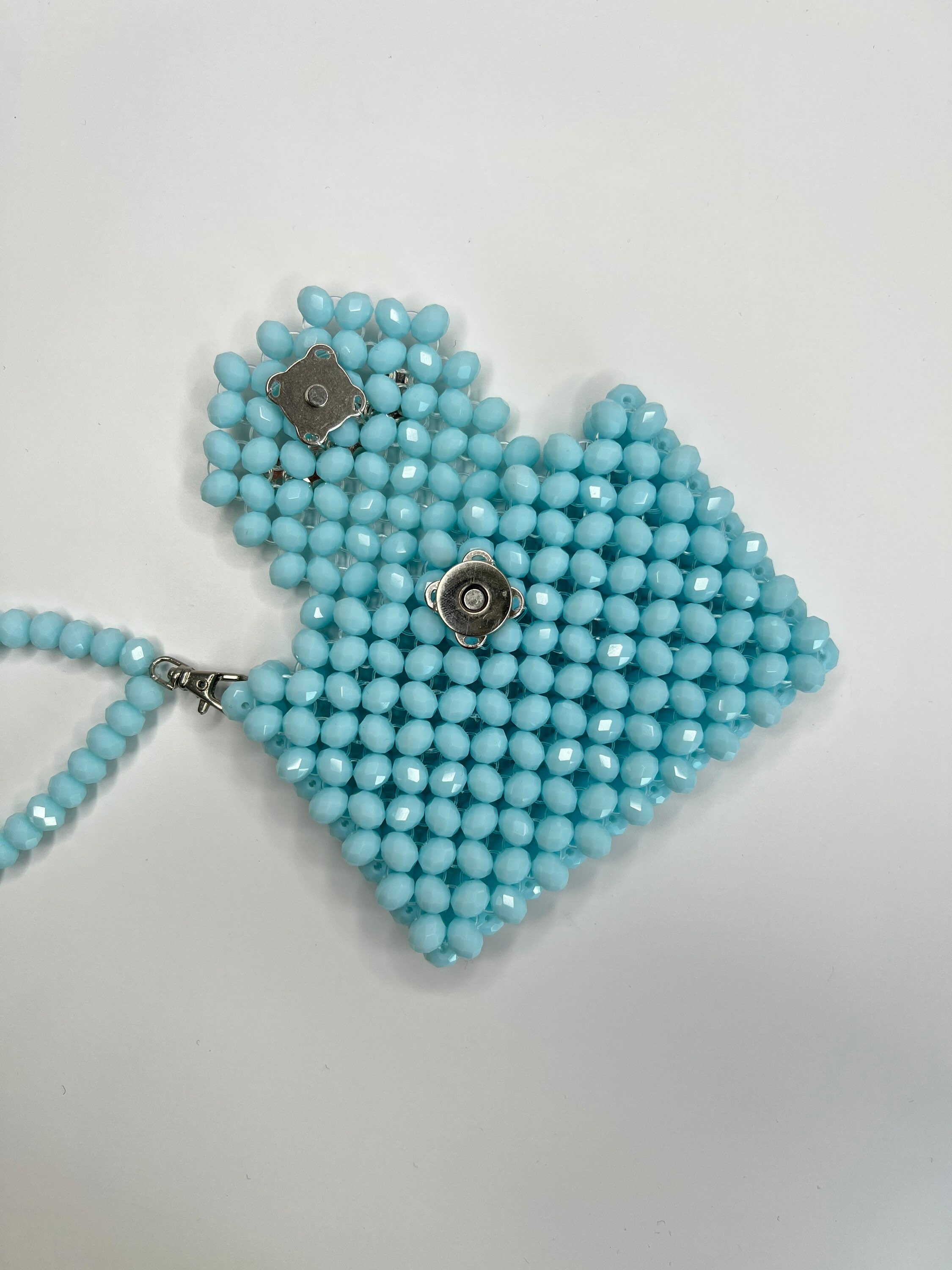 Crystal KNITKOS Women Bead Wallet , Bead Cardholder, Women Gift Small ...