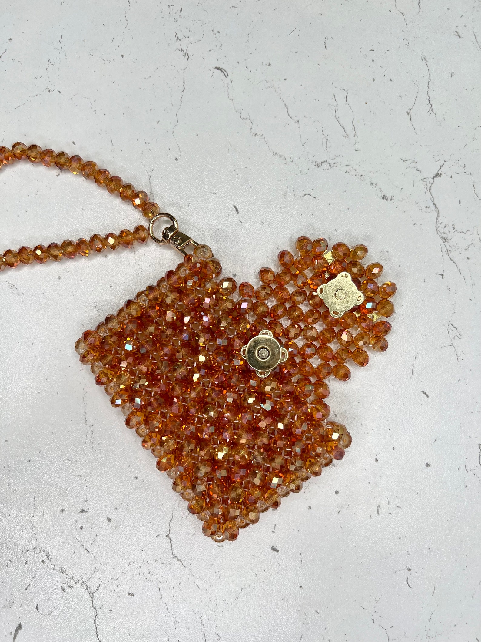 Gold Beaded Small Womens Wallet Crystal Mini Cute Purse - Etsy