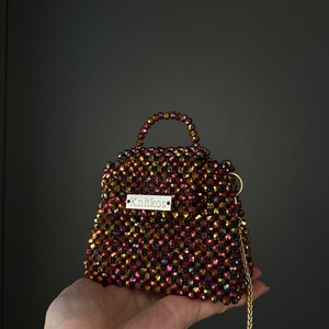 Crystal Bead Bag LUXURY Bead Bag Women Bead Bag Bead Bag - Etsy