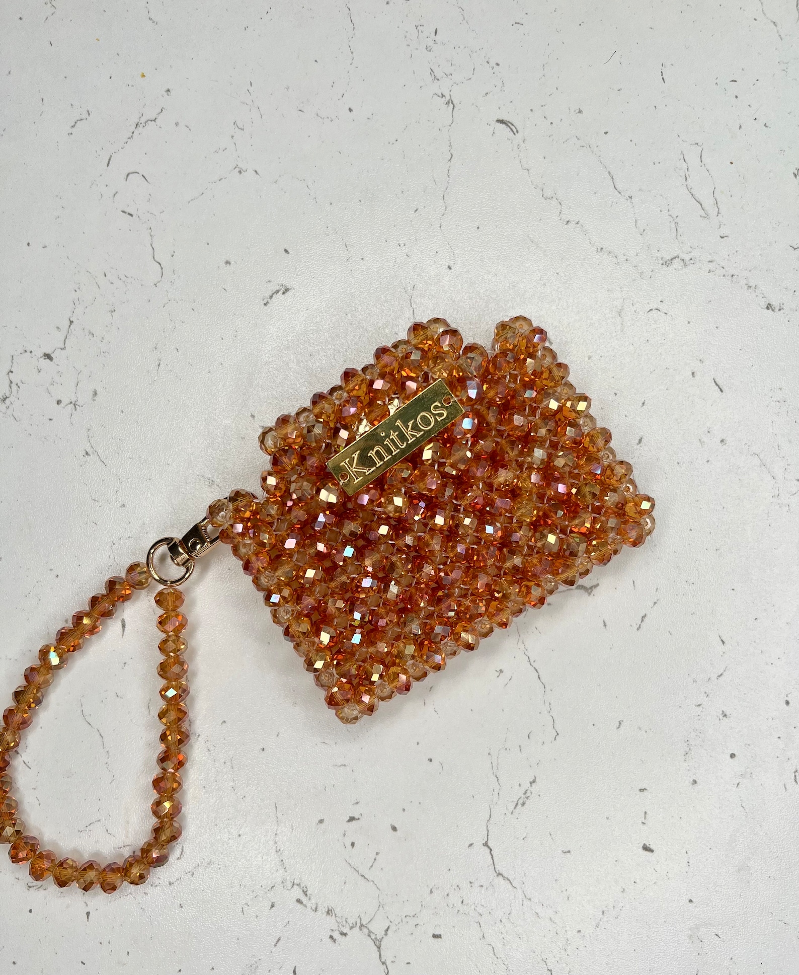 Gold Beaded Small Womens Wallet Crystal Mini Cute Purse - Etsy