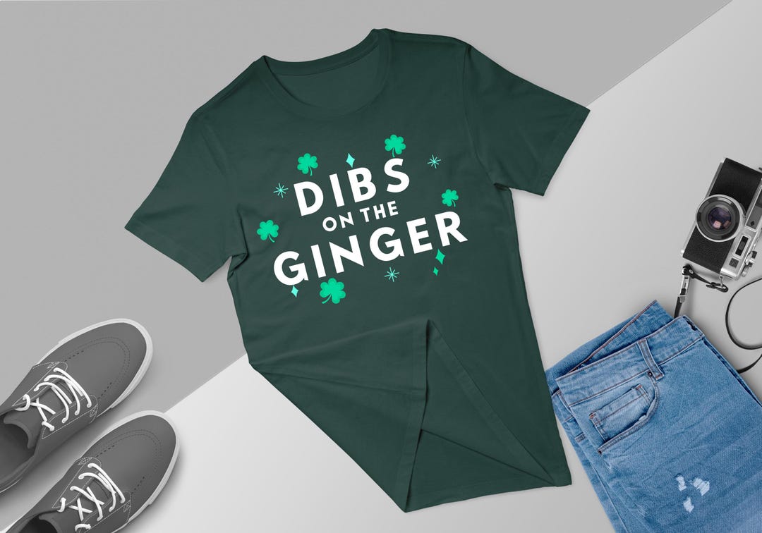 Dibs on the Ginger T-shirt, St Patty Shirt, Funny Ginger Shirt ...