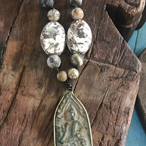 Boho and Buddha Necklace Buddha Pendant Necklace. - Etsy