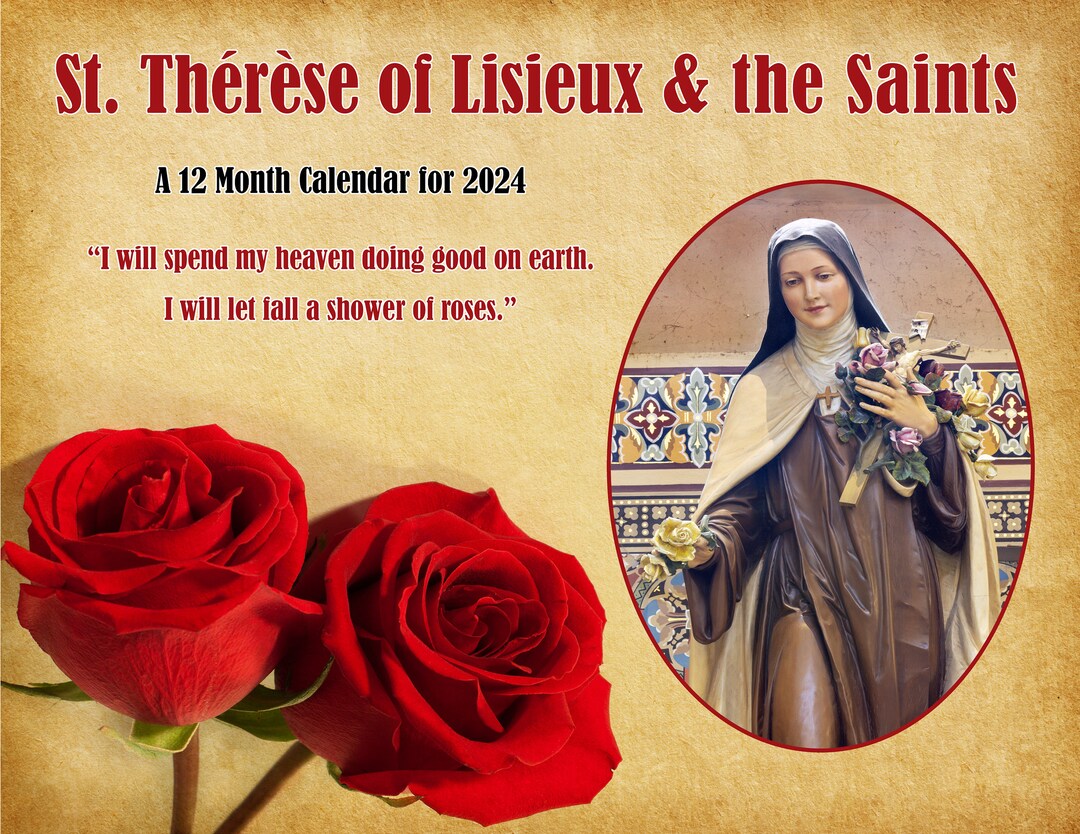 Catholic Liturgical Calendar St. Therese of Lisieux & the - Etsy