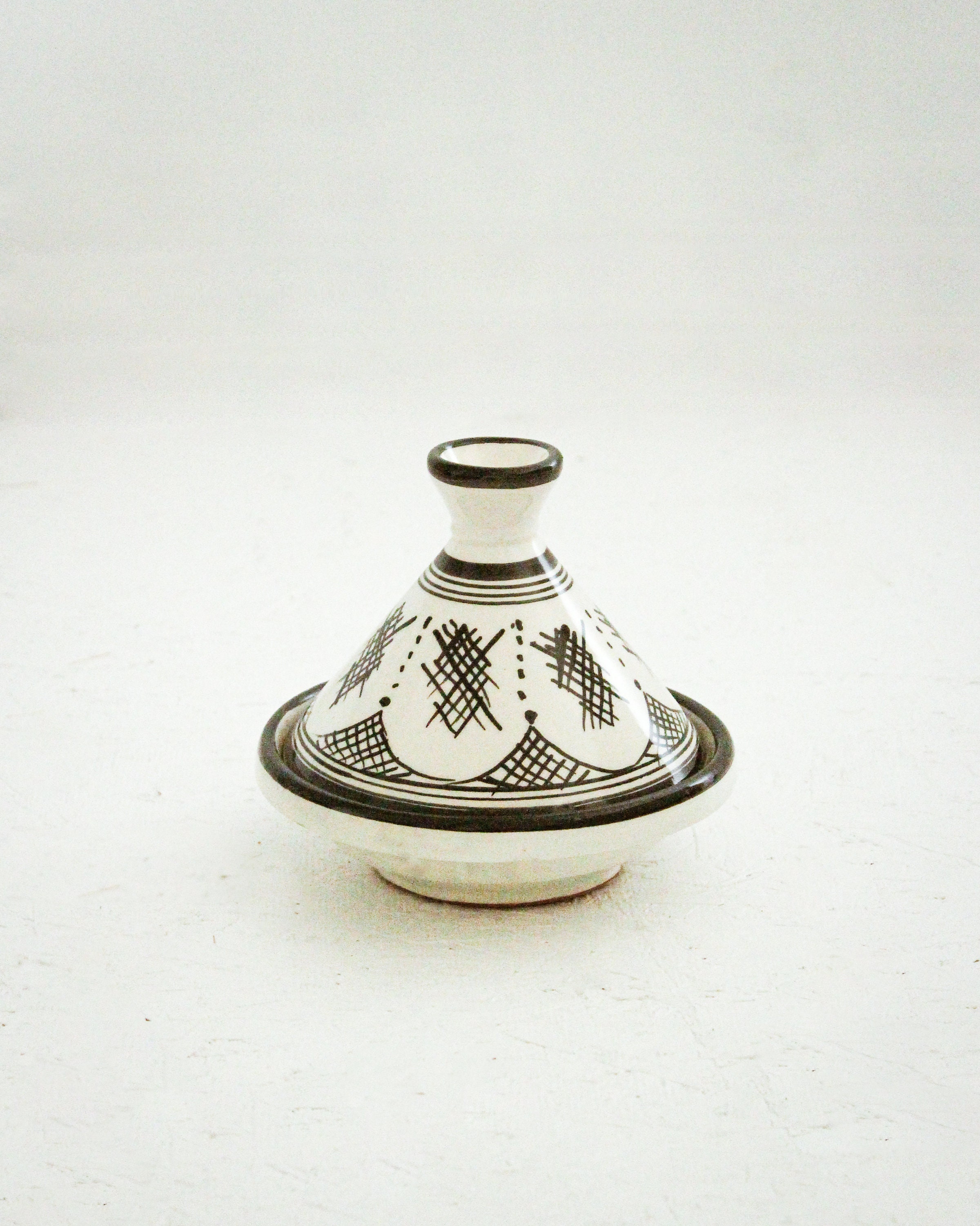 Tagine Moroccan Tagine Handmade Tagine Black and White - Etsy