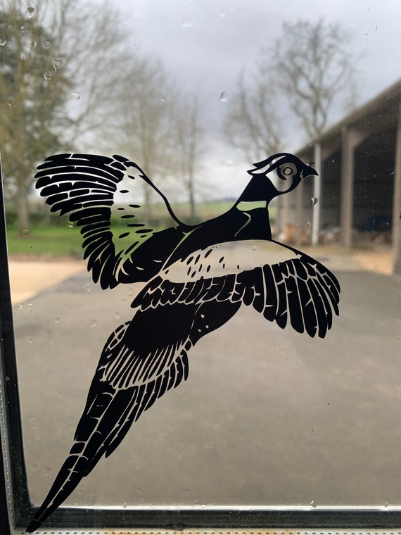 Pheasant Vinyl Sticker - Etsy