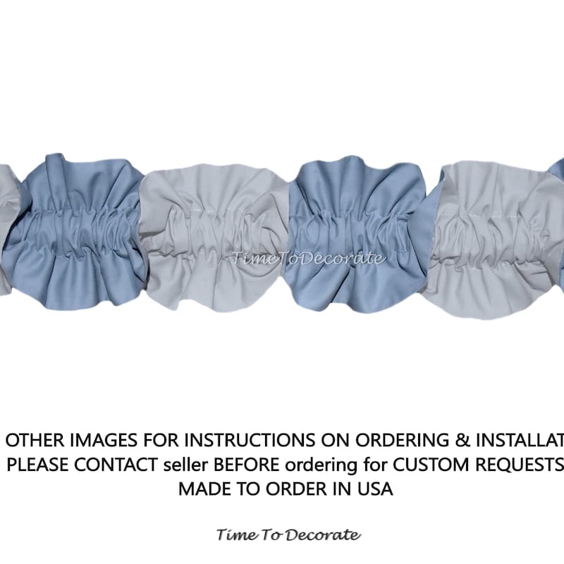 Gathered Window Valances - Etsy