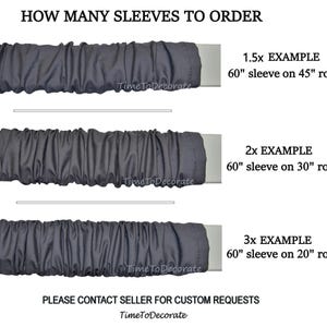 New CUSTOM Window Rod SLEEVES Sleeve Valance Topper Many Colors ...