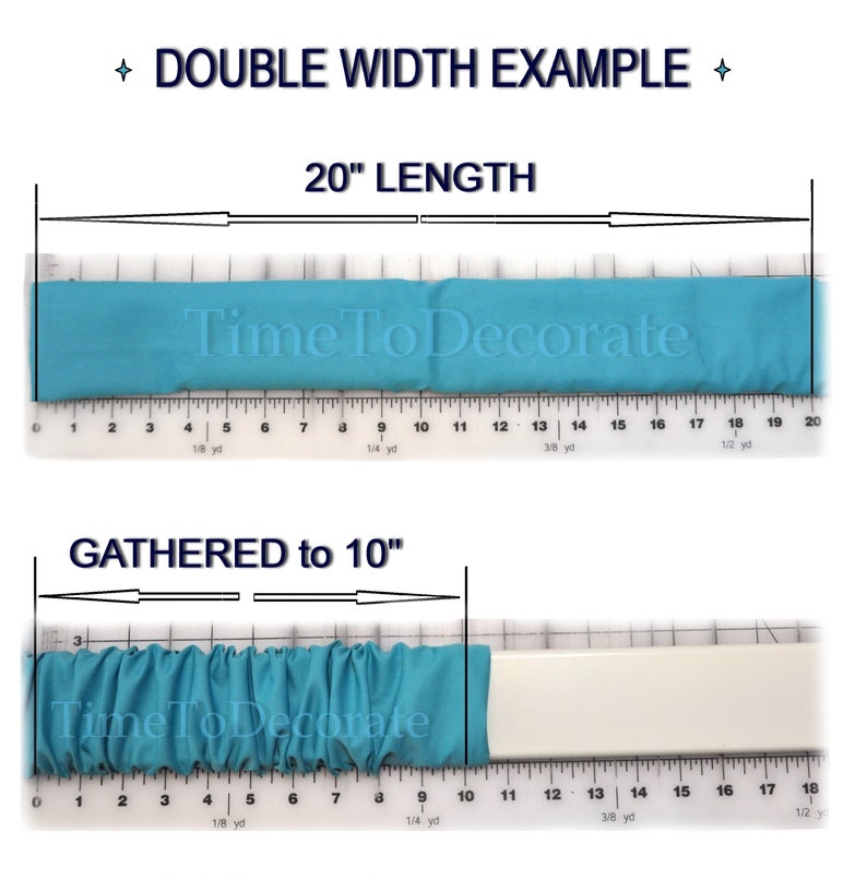 New CUSTOM Window Rod SLEEVES Sleeve Valance Topper Many - Etsy