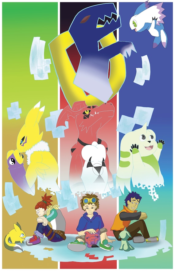 Digimon Season 3 Tamers - Etsy