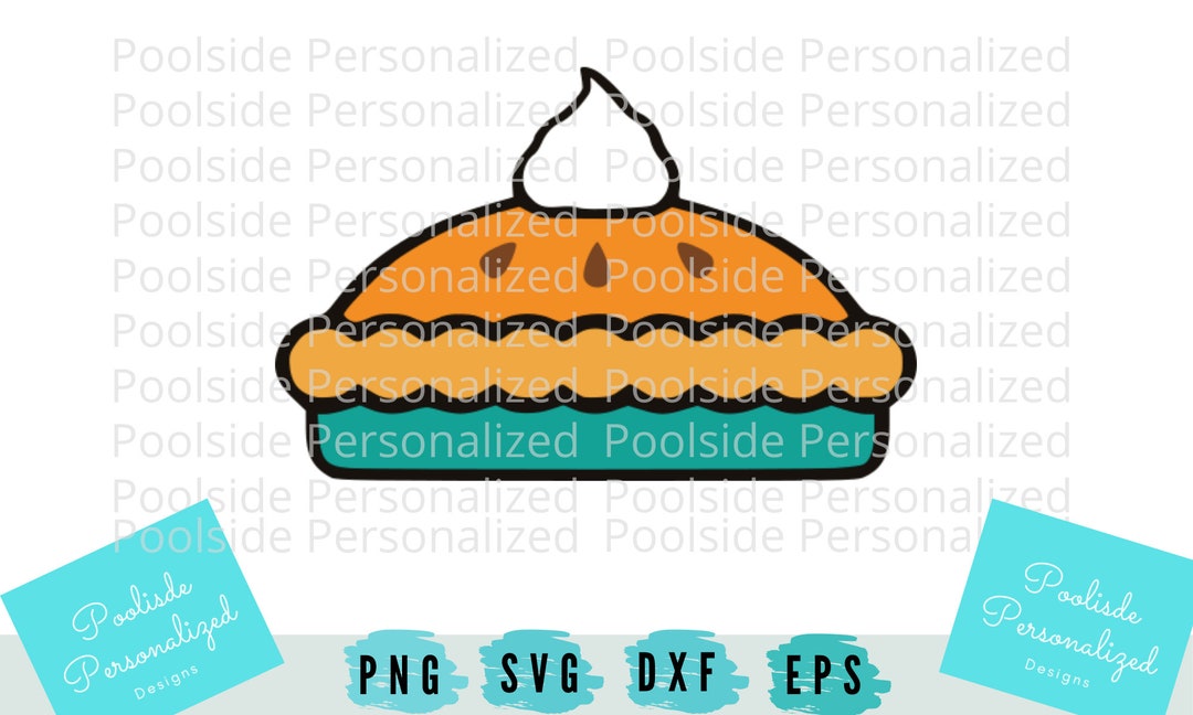 Pie Thanksgiving Clip Art Baking SVG PNG Dxf Eps Cut Files Instant ...