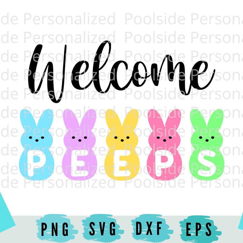 Welcome Peeps Svg - Etsy