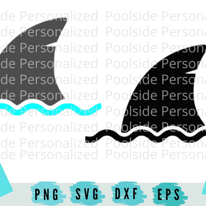 Shark Fin Svg - Etsy