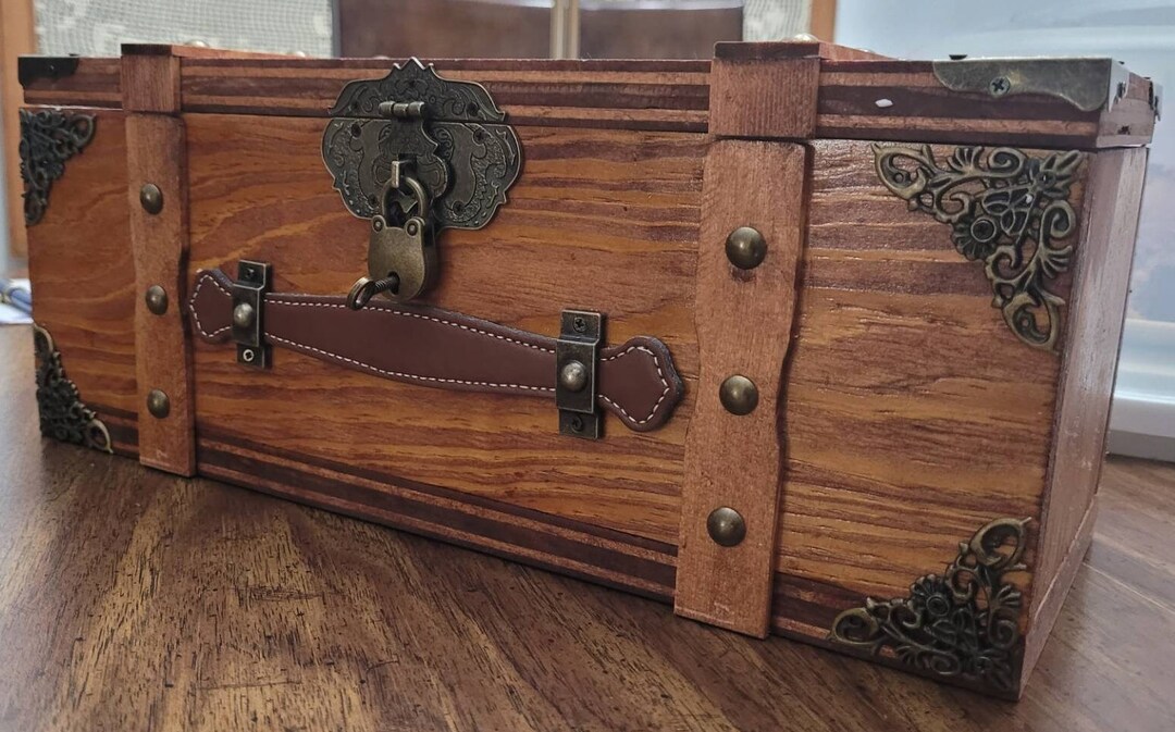 Box With Lock Wine Box Lock Box Custom Lock Box Custom Wine Box Wooden ...