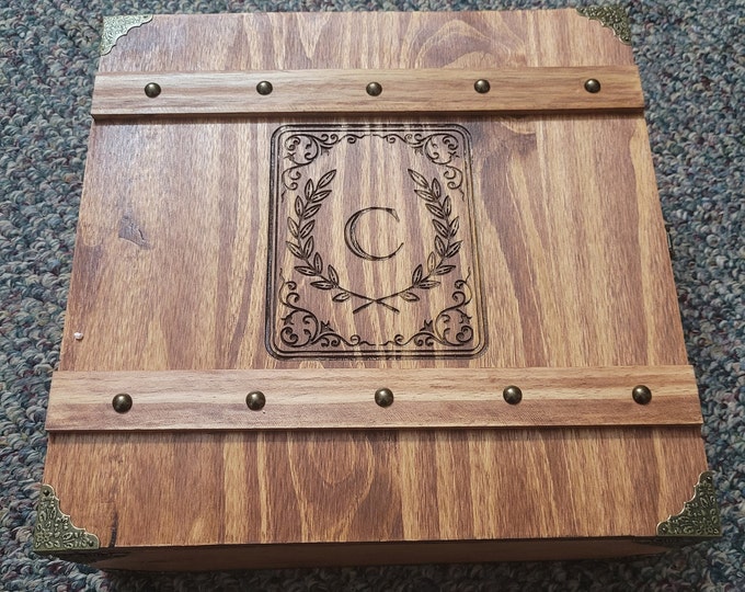 Custom Engraved Collectors Item Box- Box for Collectors Items- Large ...