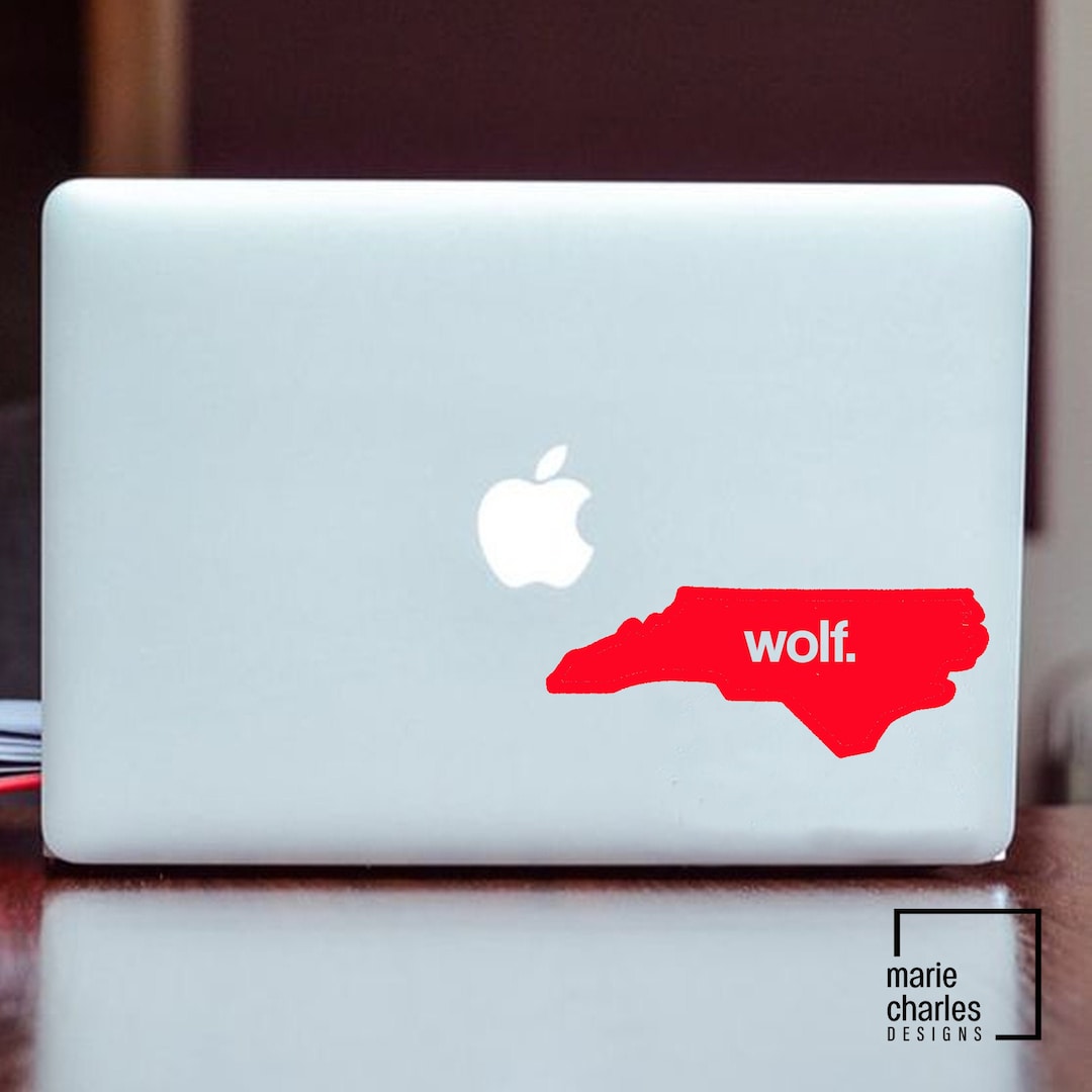 North Carolina State Wolf NC Vinyl Decal North Carolina State Wolfpack ...