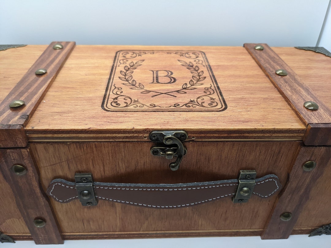 Custom Engraved Wooden Remote Control Storage Box Fancy Controller ...