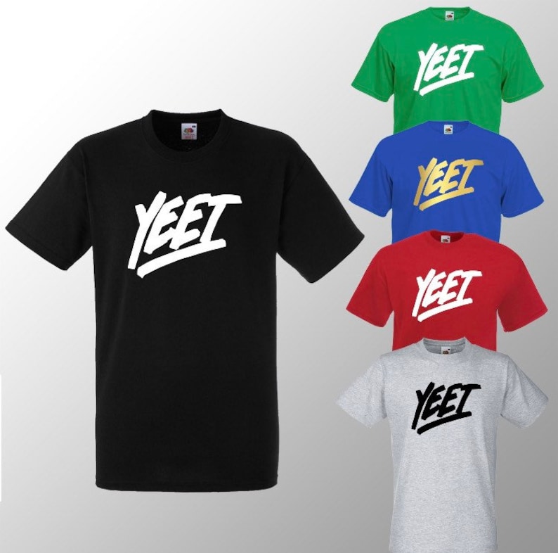 Kids Yeet T-shirt Top Tee Short Sleeve Unisex Kids Boys Girls - Etsy