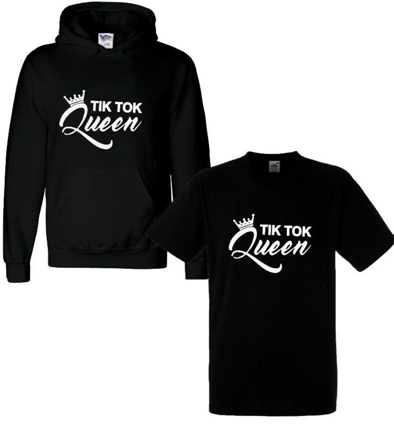 Girls Tik Tok Queen Hoodie, Tiktok Queen T Shirt, Tok Toker, Influencer ...
