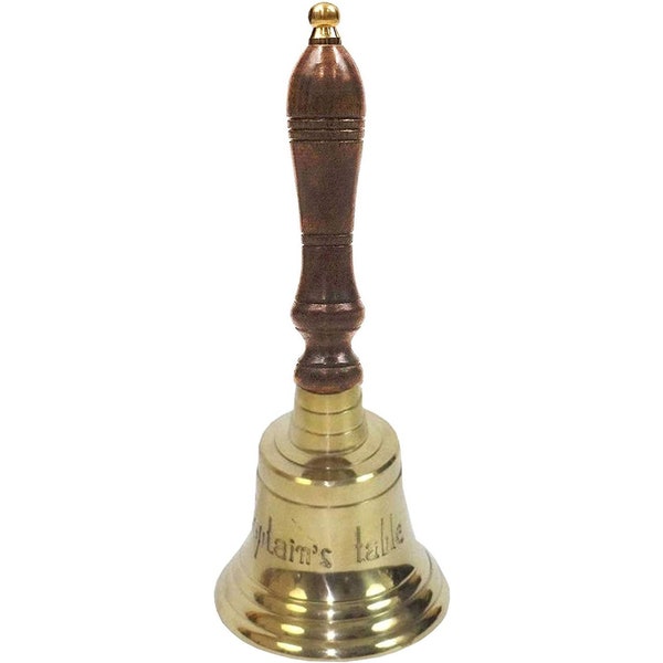 Brass School Bell - Etsy