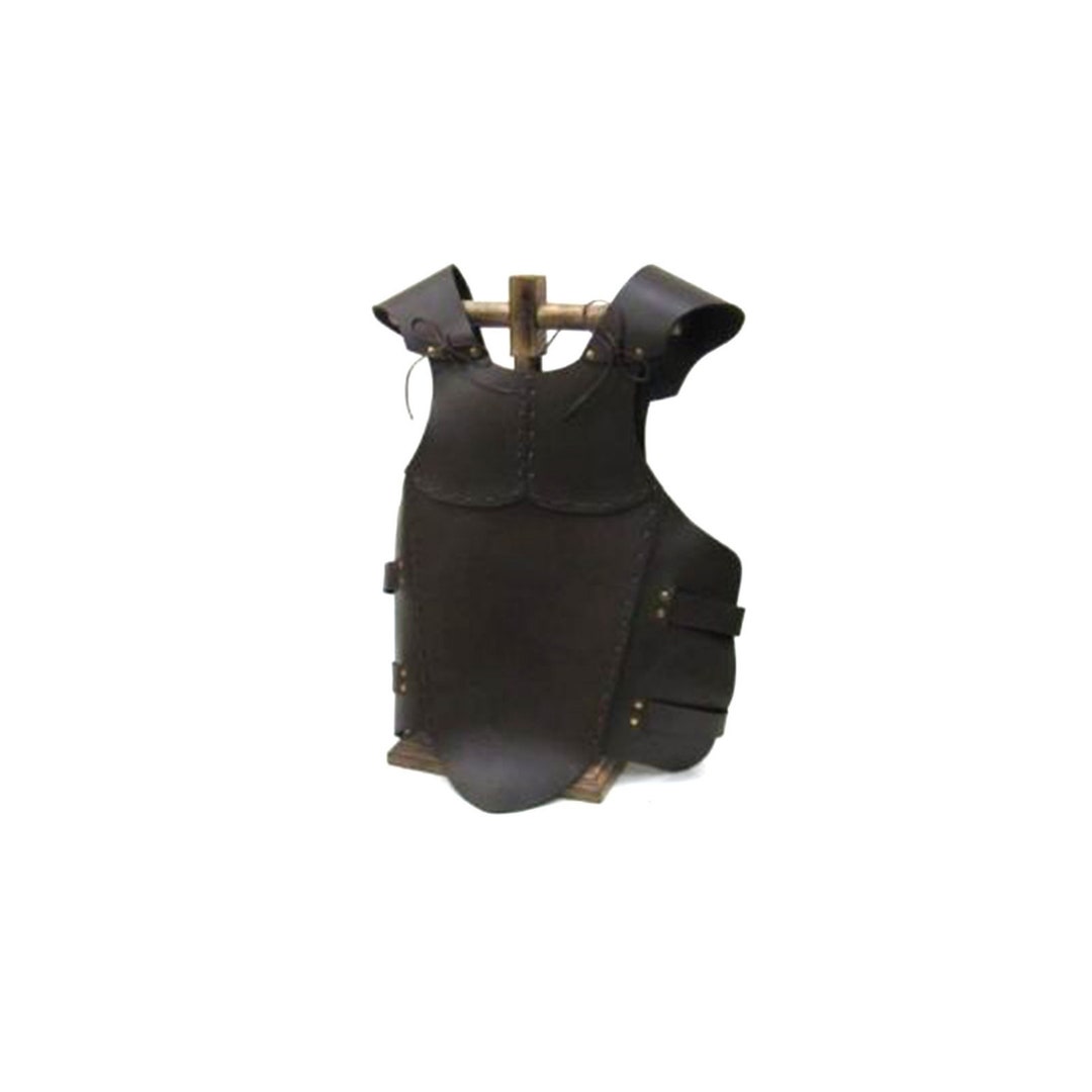 Medieval Leather Armor Jacket black Faux Leather, One Size, Fits Most L ...