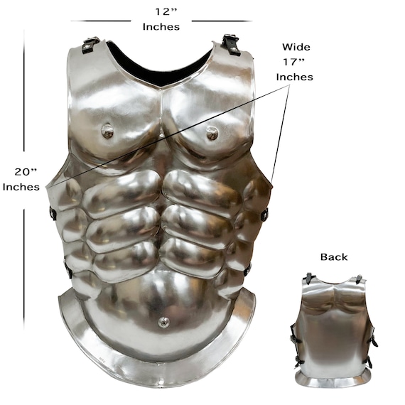 Roman Greek Muscle Body Armor Breastplate Forged Roman Conqueror Body ...