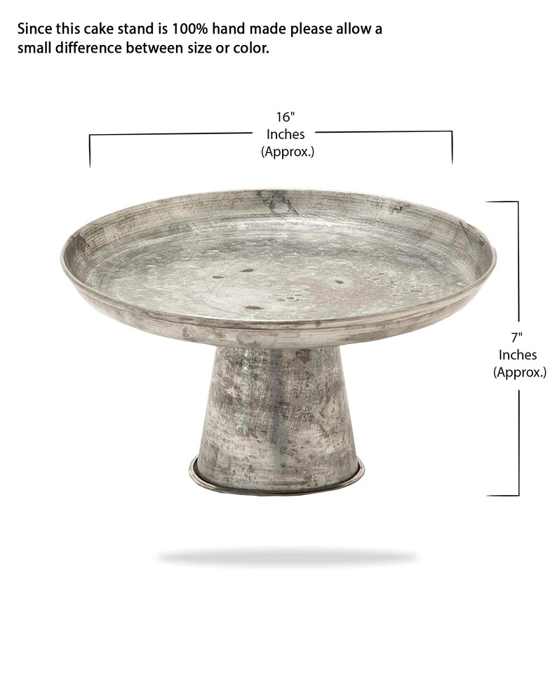 Round Metal Cupcake Stand 16 Silver | Etsy