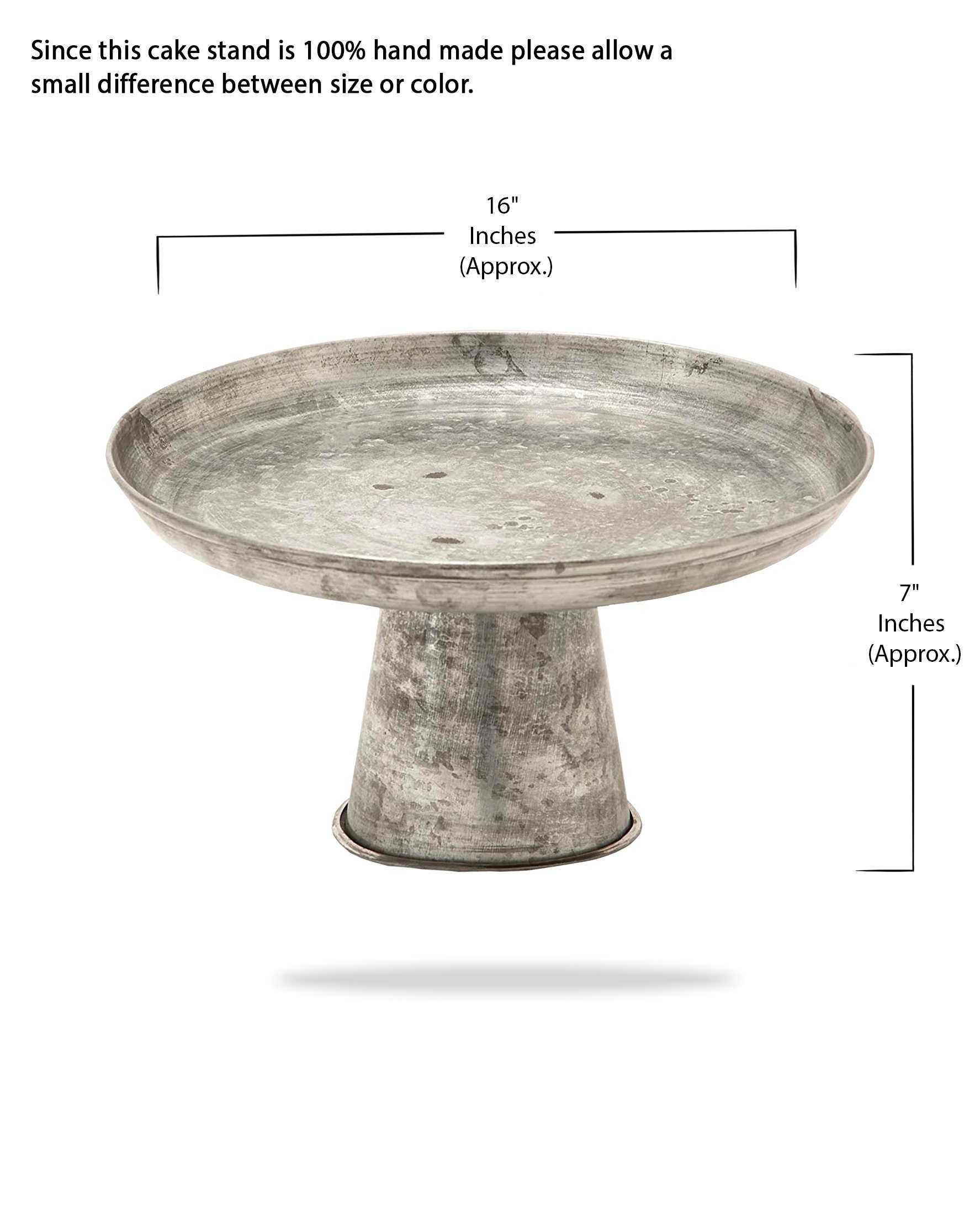 Round Metal Cupcake Stand 16 Silver - Etsy