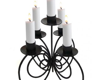 Black Candle Holder | Etsy