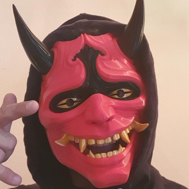 Demon Mask - Etsy