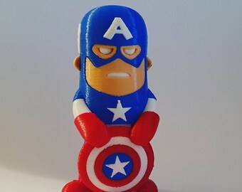 Captain America Mini - Etsy