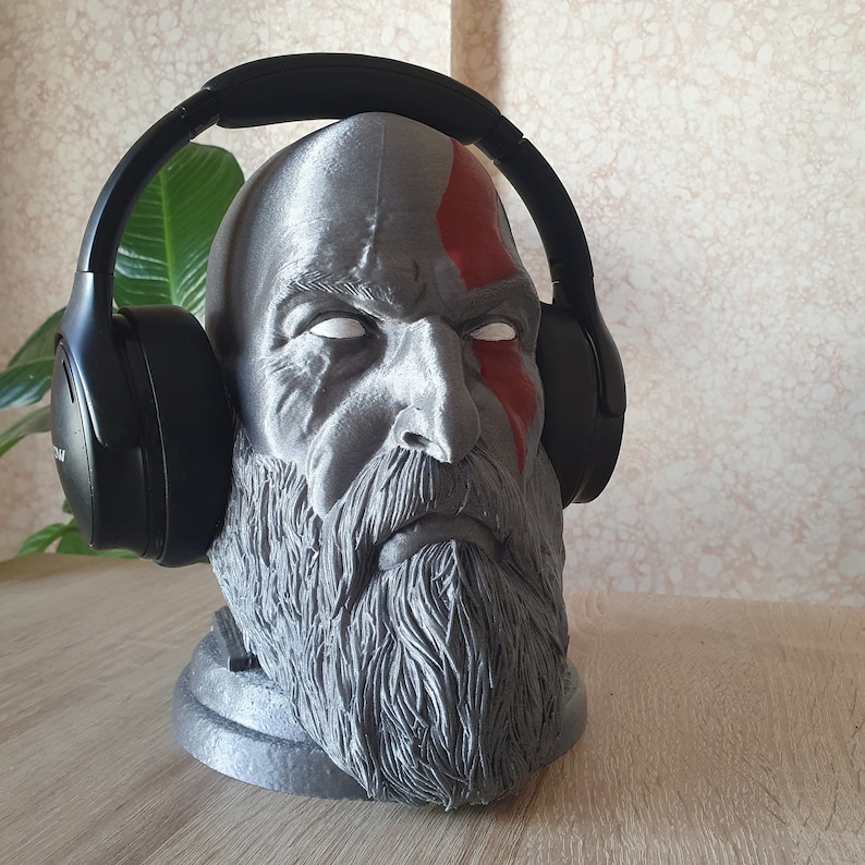 Kratos God of War Headphone Stand - Gamer Office Decor & Gaming Desk ...