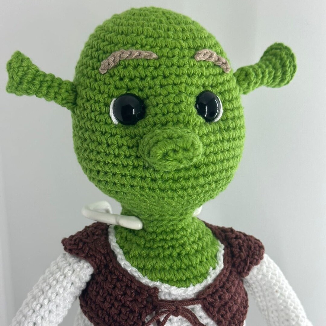 Crochet Doll Shrek. Amigurumi - Etsy