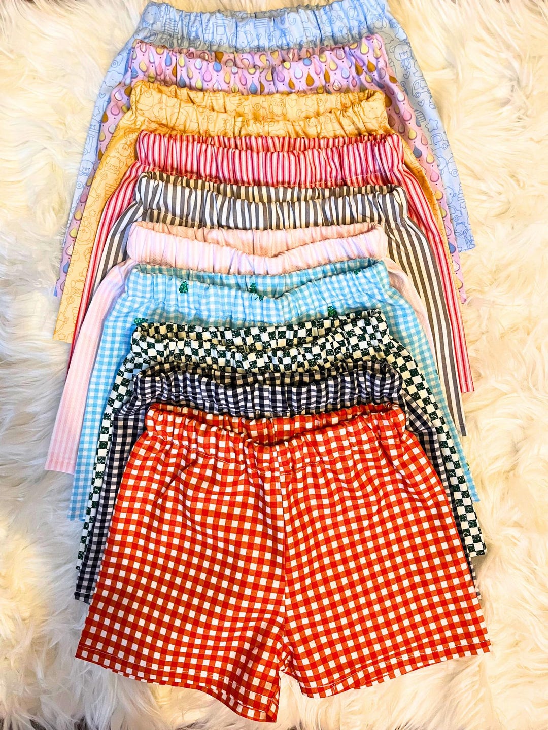 Gingham Short for Little One, Baby Shortie Short, Baby and Toddler ...