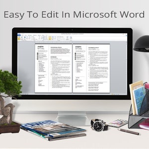 Resume Template for Word Executive Resume Template Sales - Etsy