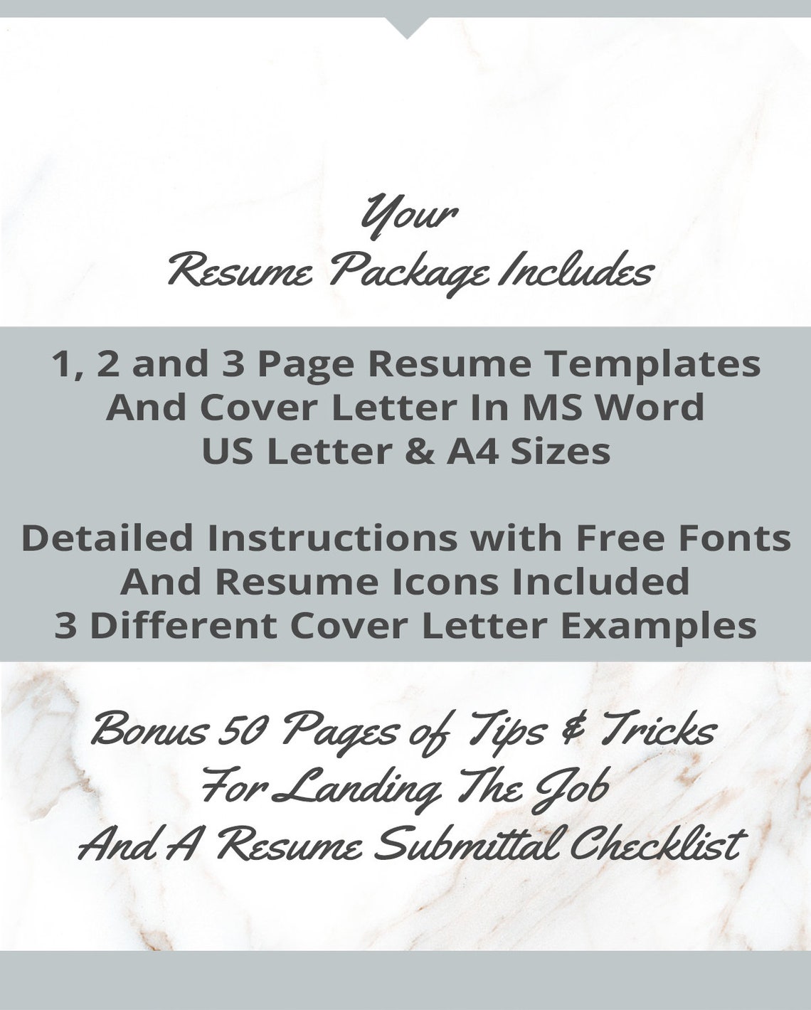 Modern Resume Template, Tech Resume Template for Word, IT Resume ...