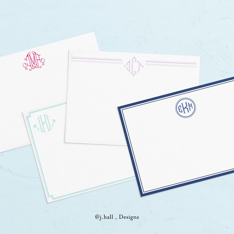 Monogram Stationery - Etsy