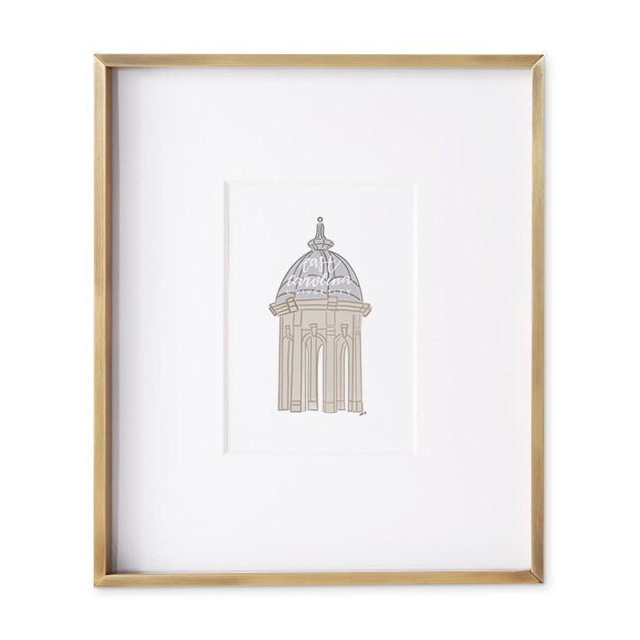 ECU Cupola Print ECU north Carolina Wall Art Printed Greenville ...