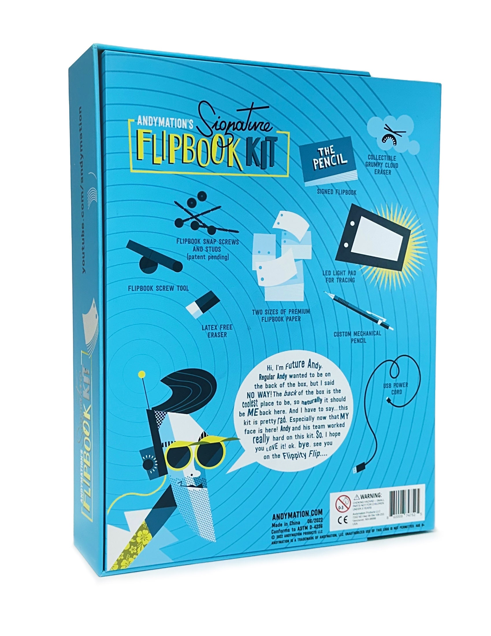 Official Andymation Signature Flipbook Kit for Kids and Adults - Etsy