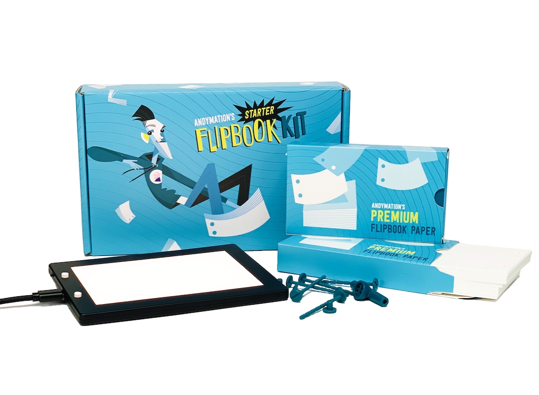 The Official Andymation Starter Flipbook Kit for Kids and Adults ...