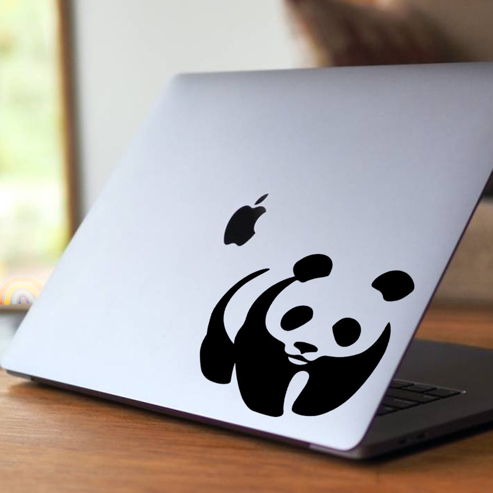 Classic Chinese Panda Bear Vinyl Decal Sticker | Etsy