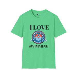 Swimming Unisex T-shirt - Relaxing Beach Tee, Summer Pool Shirt, Swim ...